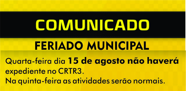 COMUNICADO FERIADO 700X400 | CRTR-MG