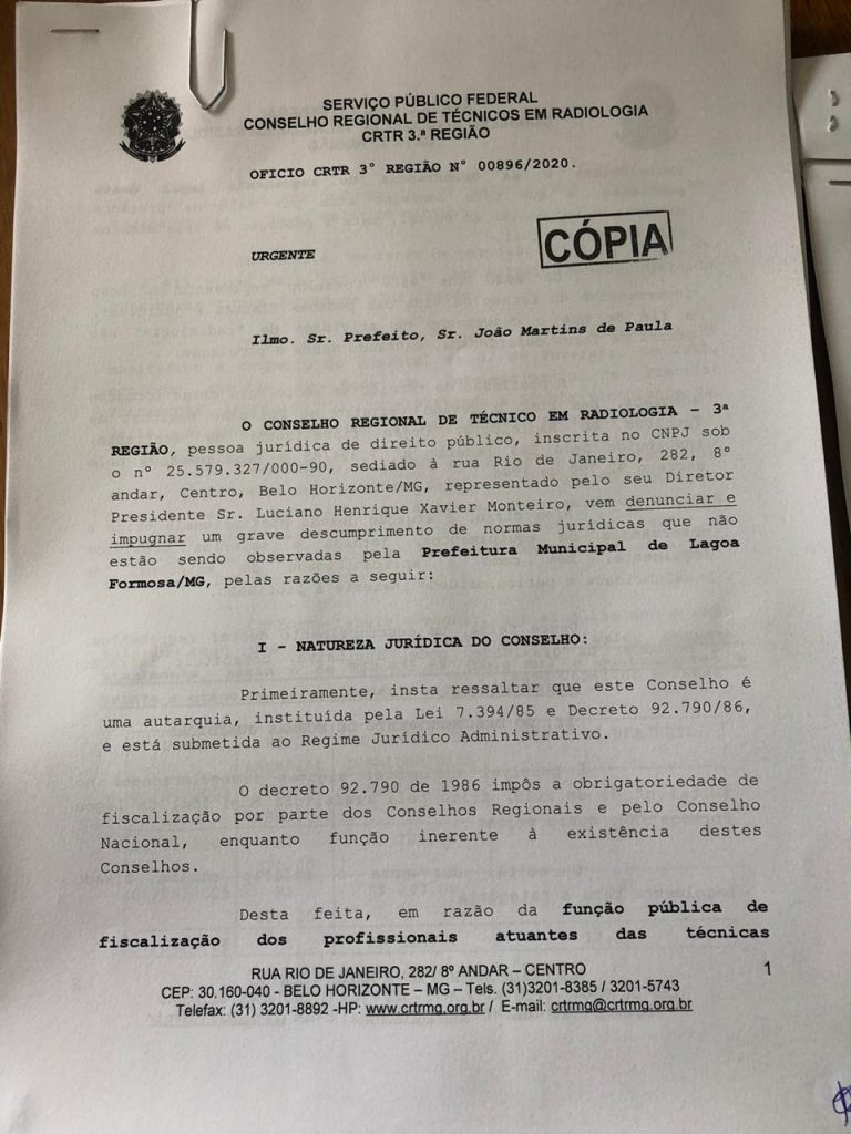 Impugnações | CRTR-MG