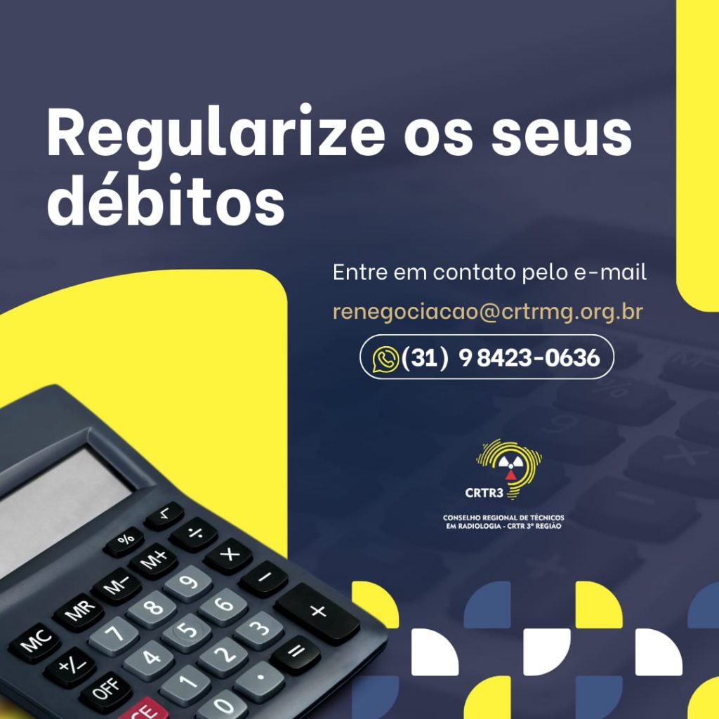 Regularize os seus débitos | CRTR-MG
